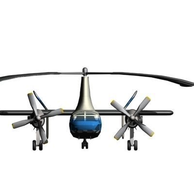 Fairey Rotodyne 3D Model 3D model | CGTrader