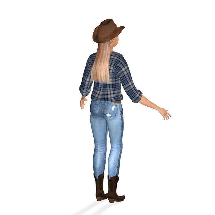3D model Martha VR / AR / low-poly | CGTrader