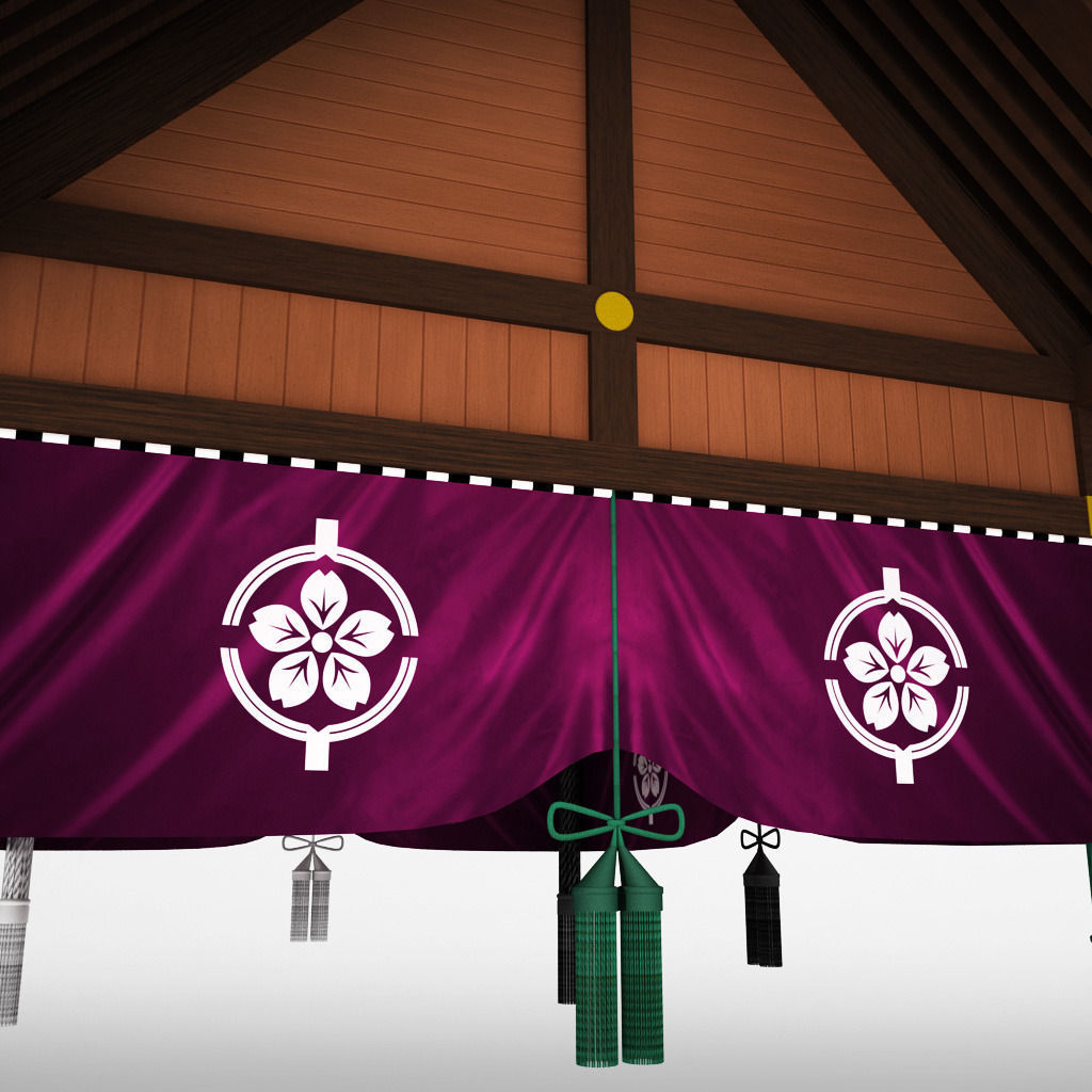 Sumo dojo arena stadium ring 3D model | CGTrader