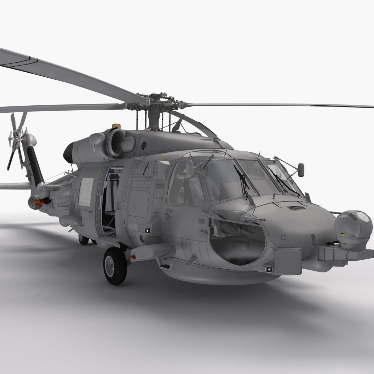 SH-60b Seahawk 3D model rigged | CGTrader