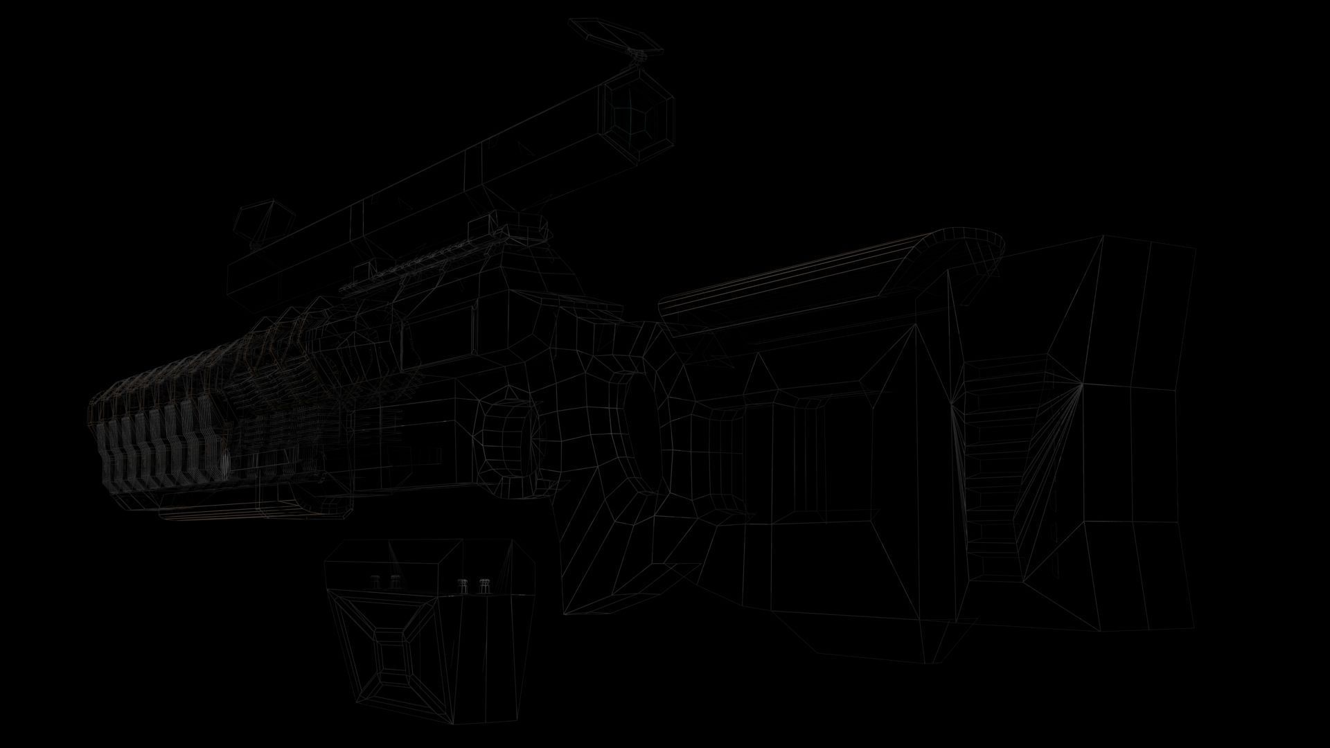 Sci-fi gauss rifle free VR / AR / low-poly 3D model | CGTrader