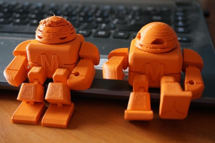 Maker Faire Robot Action Figure Single File free 3D model 3D printable ...