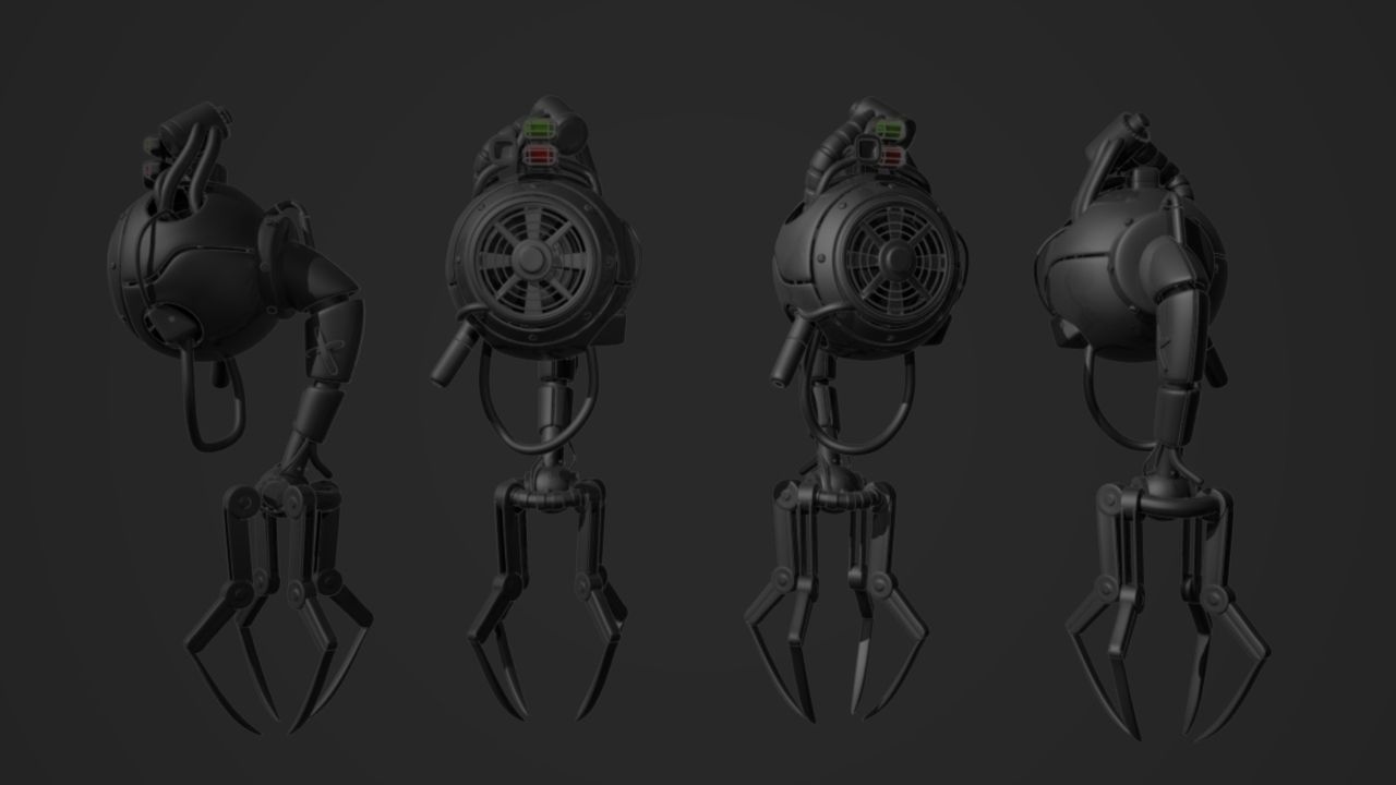 simple mecha design 3D model | CGTrader