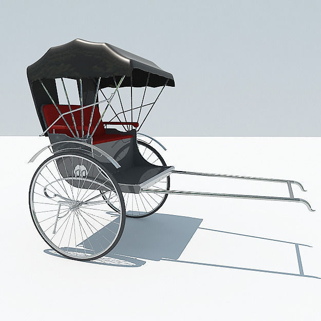 Rickshaw 3D model | CGTrader