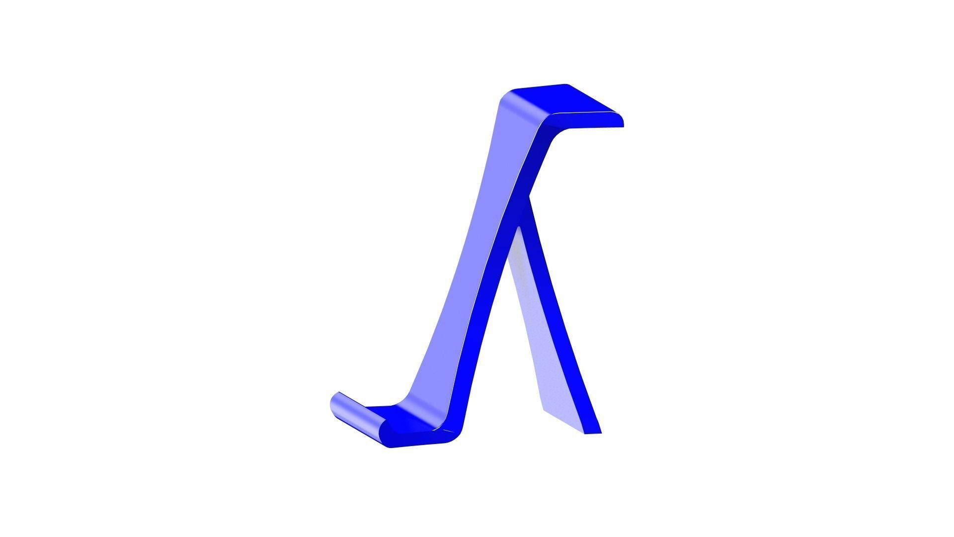 Lambda Phone Stand 3D model 3D printable | CGTrader
