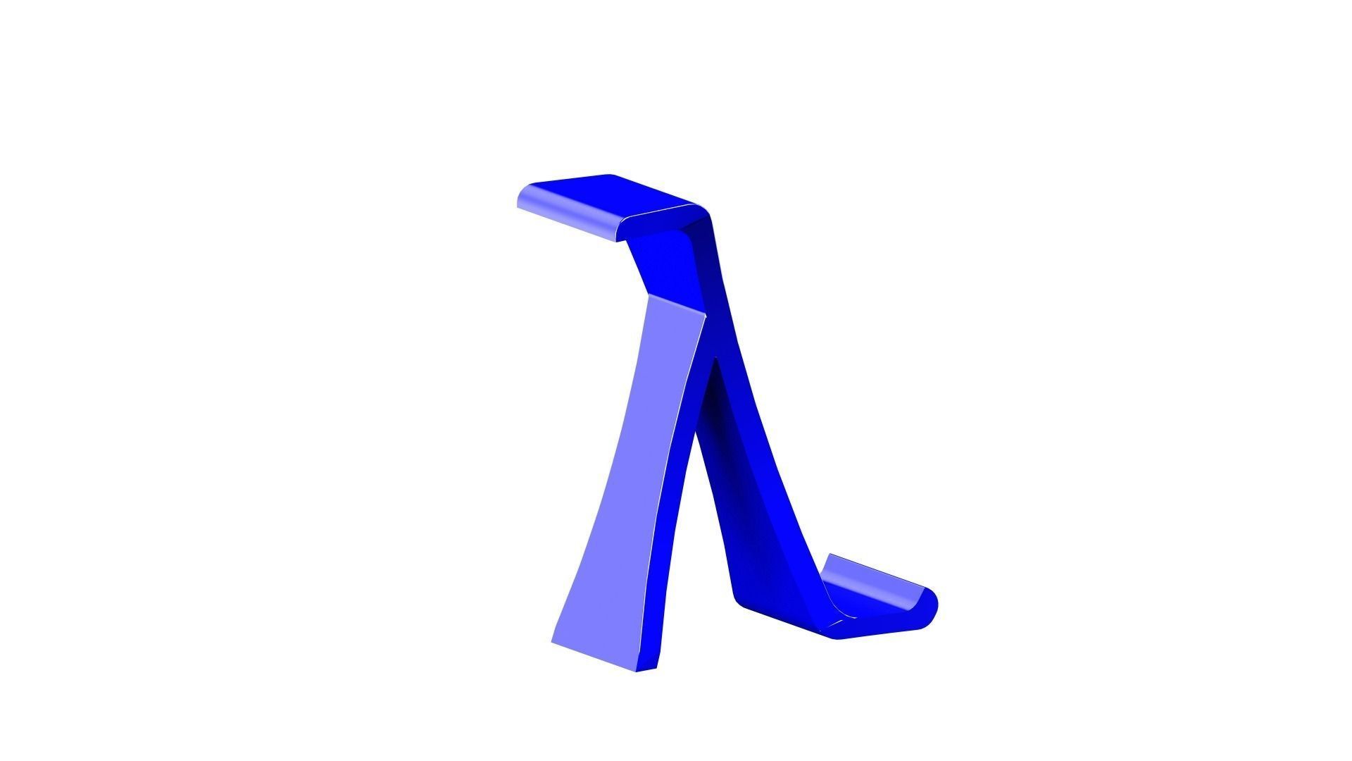 Lambda Phone Stand 3D model 3D printable | CGTrader