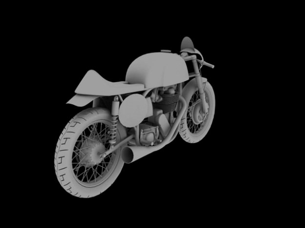 Norton Manx 1954 3D model | CGTrader