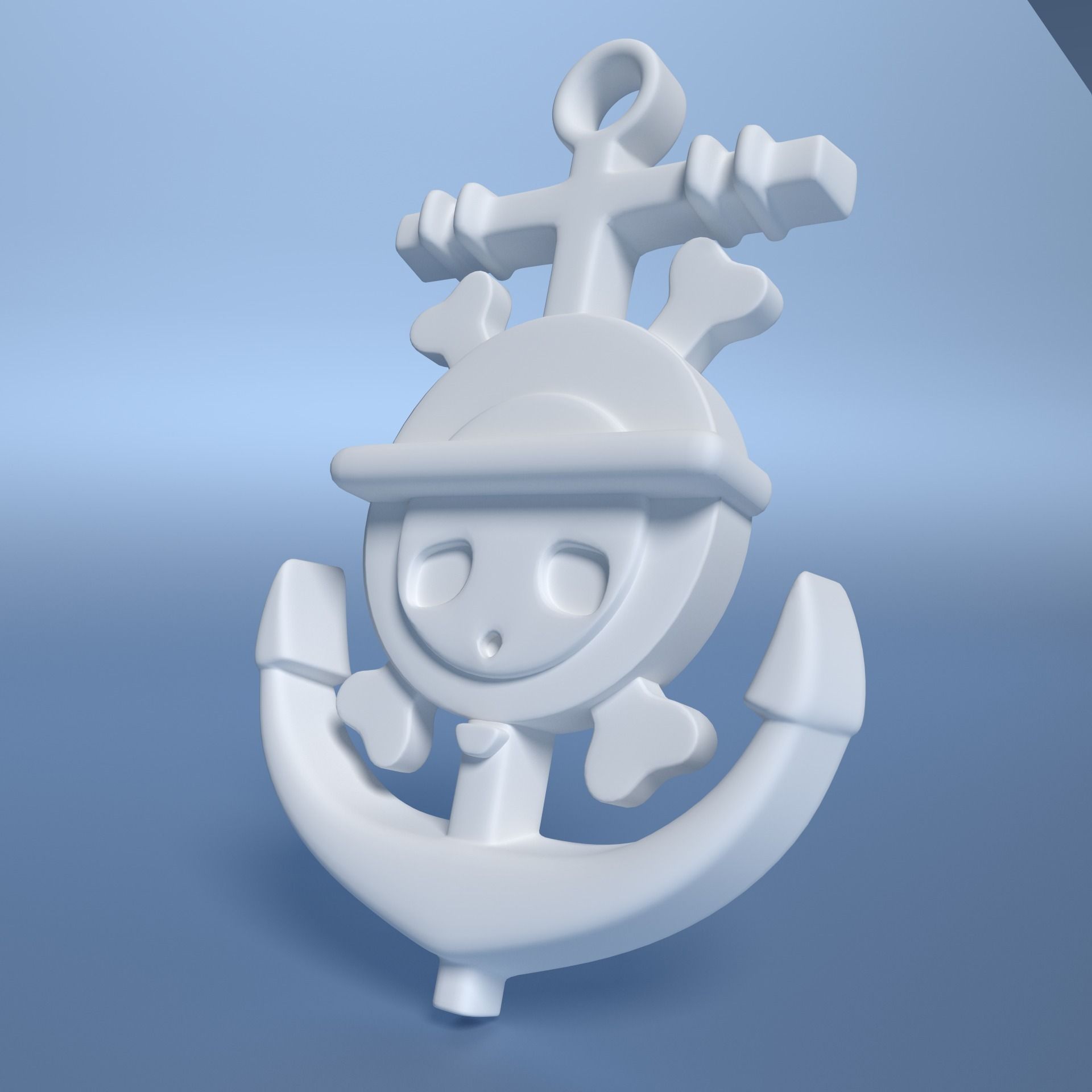 anchor free 3D model 3D printable | CGTrader