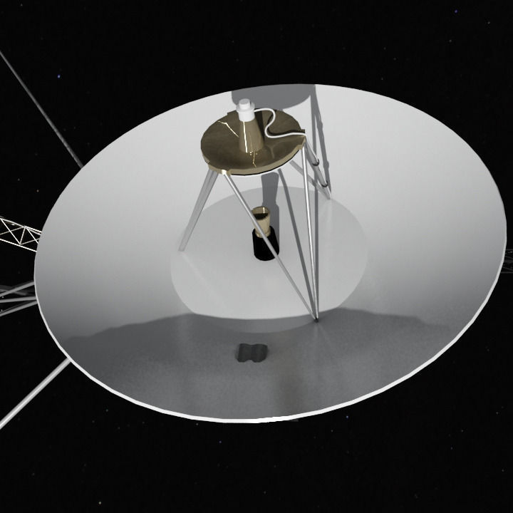 Voyager nasa 3D model | CGTrader