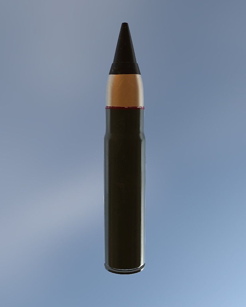 Bullet 9x39 free 3D model | CGTrader