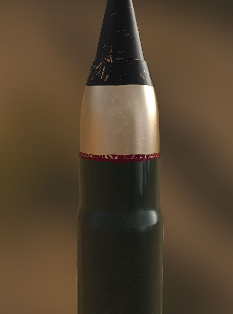 Bullet 9x39 free 3D model | CGTrader