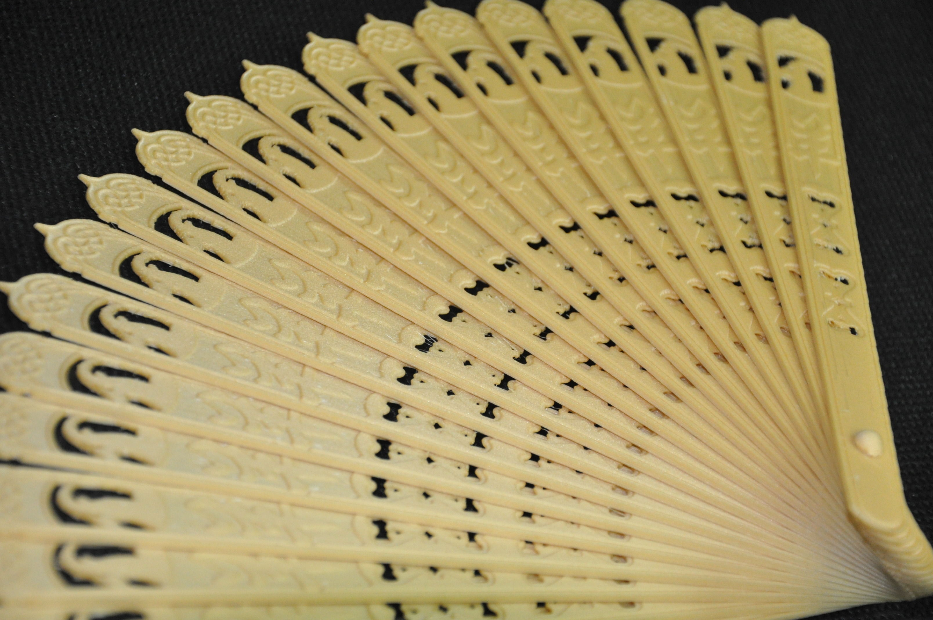 3D Printed Chinese Oriental Folding Fan 3D model 3D printable | CGTrader