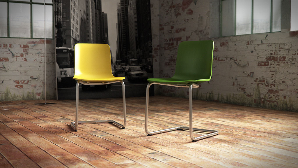 Vitra Hal cantilever 3D model | CGTrader