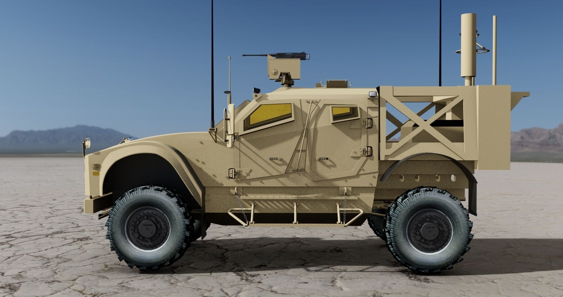 MATV Military Transport 3D model | CGTrader