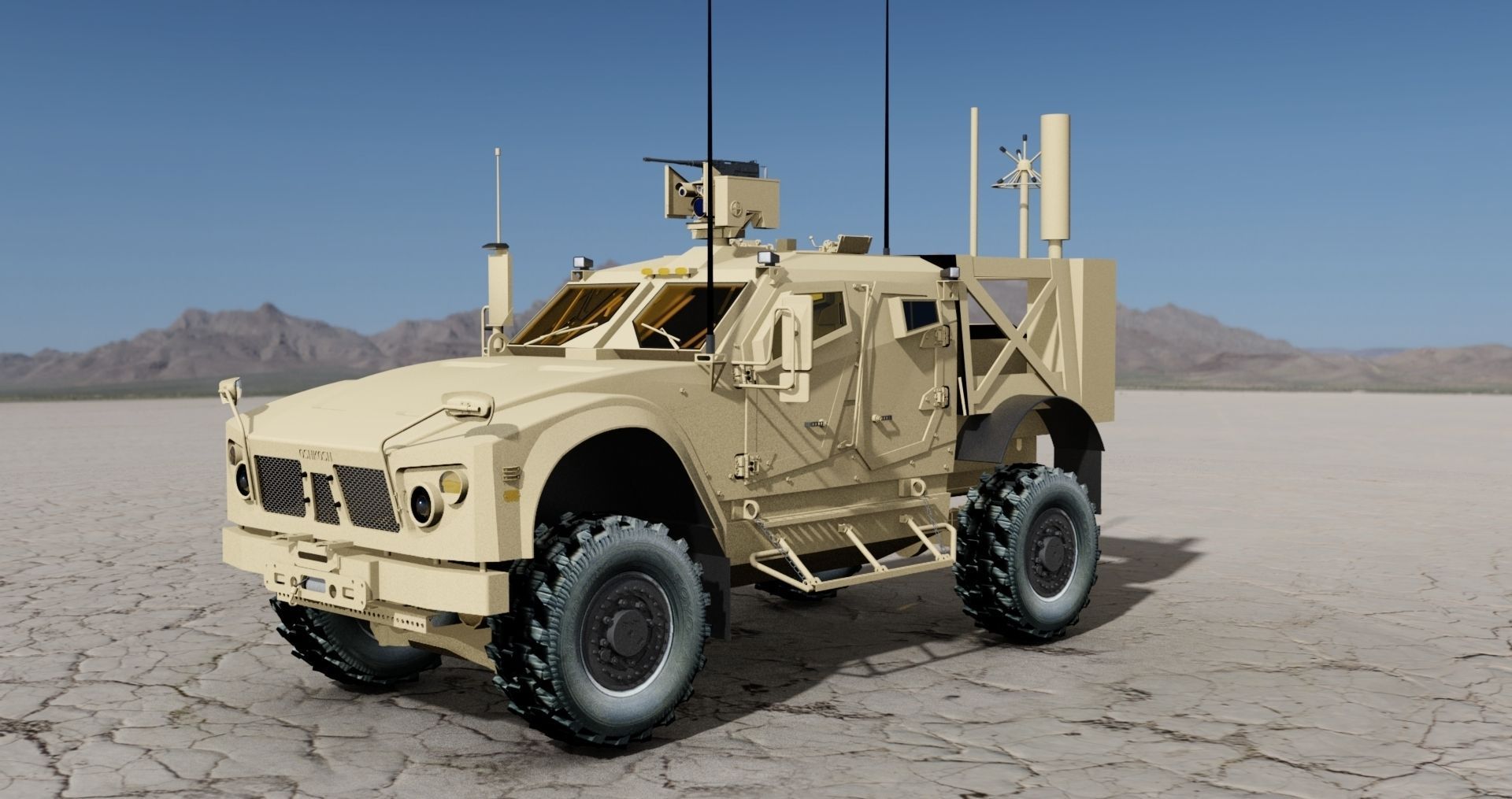 MATV Military Transport 3D model | CGTrader