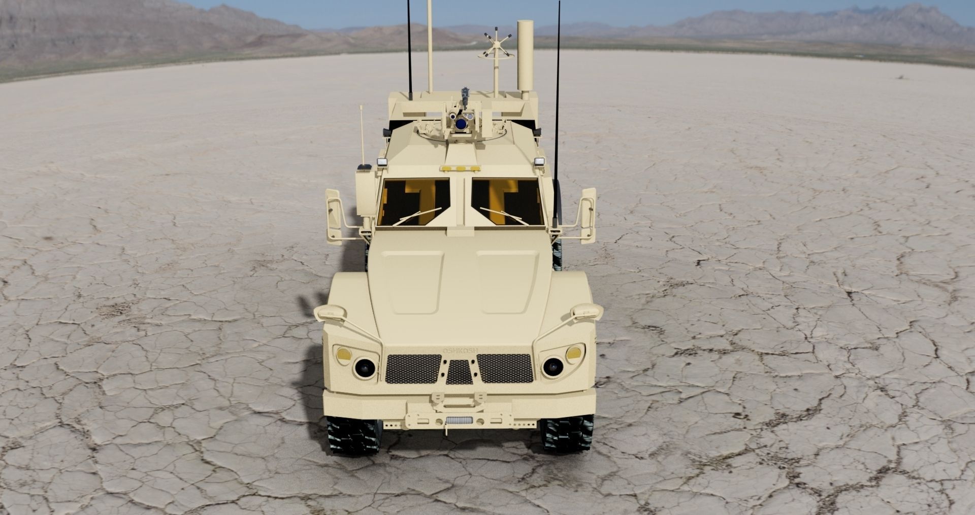 MATV Military Transport 3D model | CGTrader