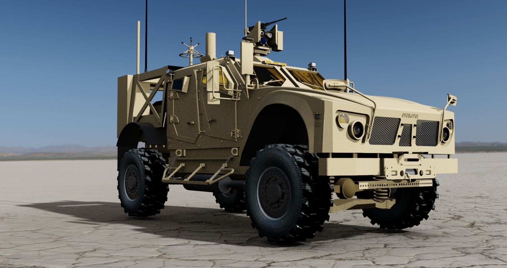 MATV Military Transport 3D Model MAX OBJ 3DS FBX C4D DAE | CGTrader.com