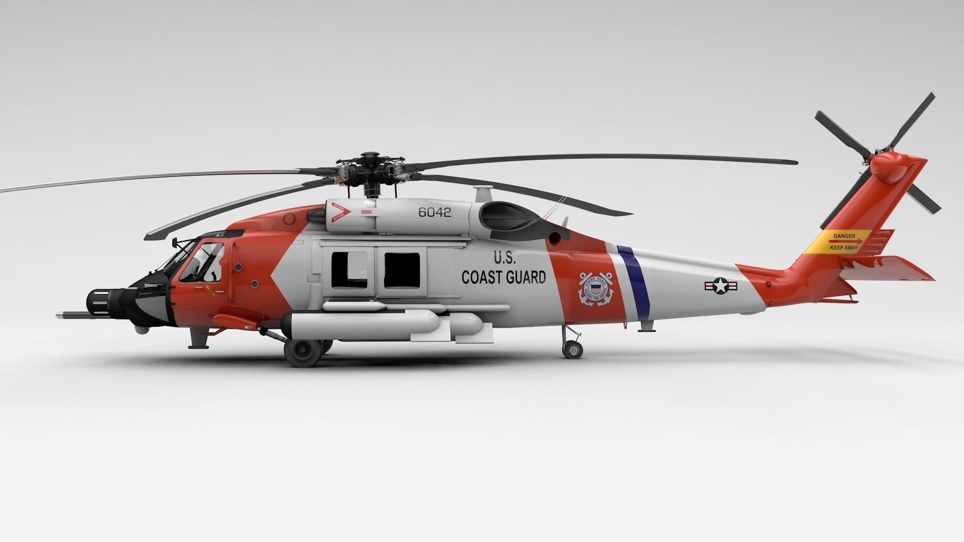 3D model SH-60 Sea Hawk Coast Guard VR / AR / low-poly | CGTrader