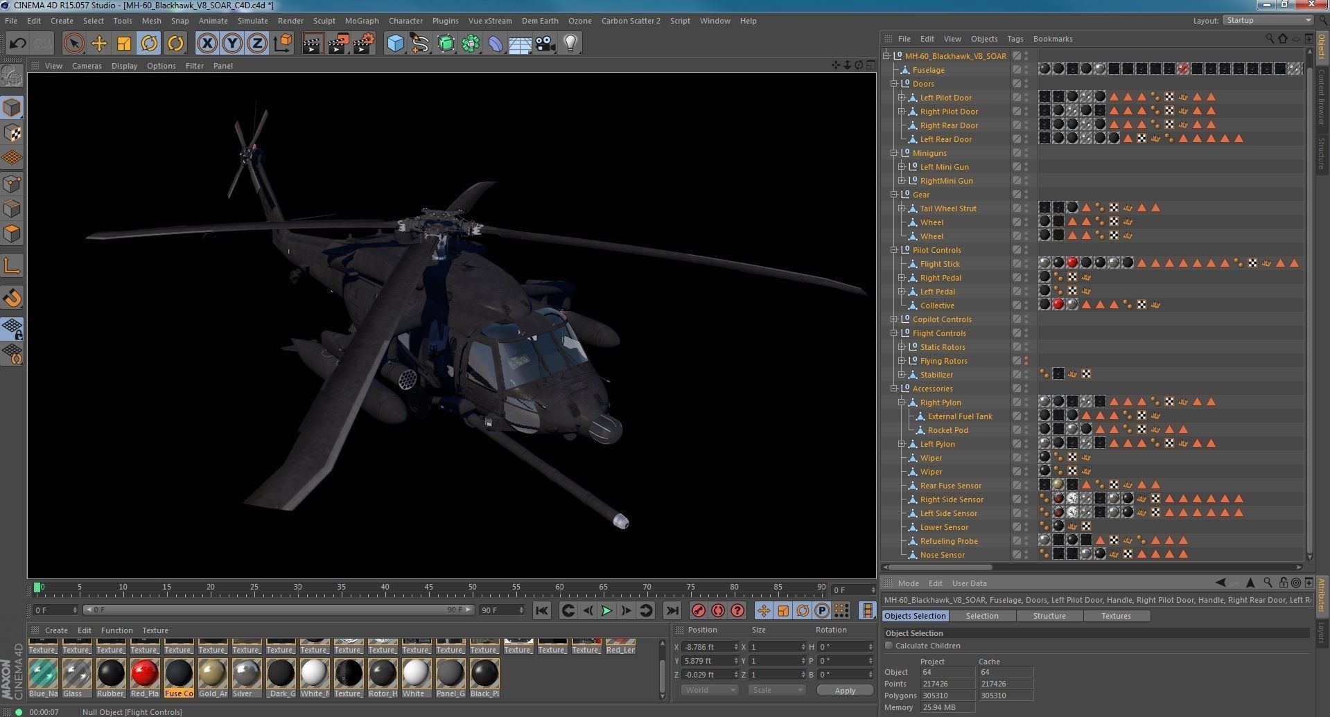 UH-60 Blackhawk SOAR 3D model | CGTrader