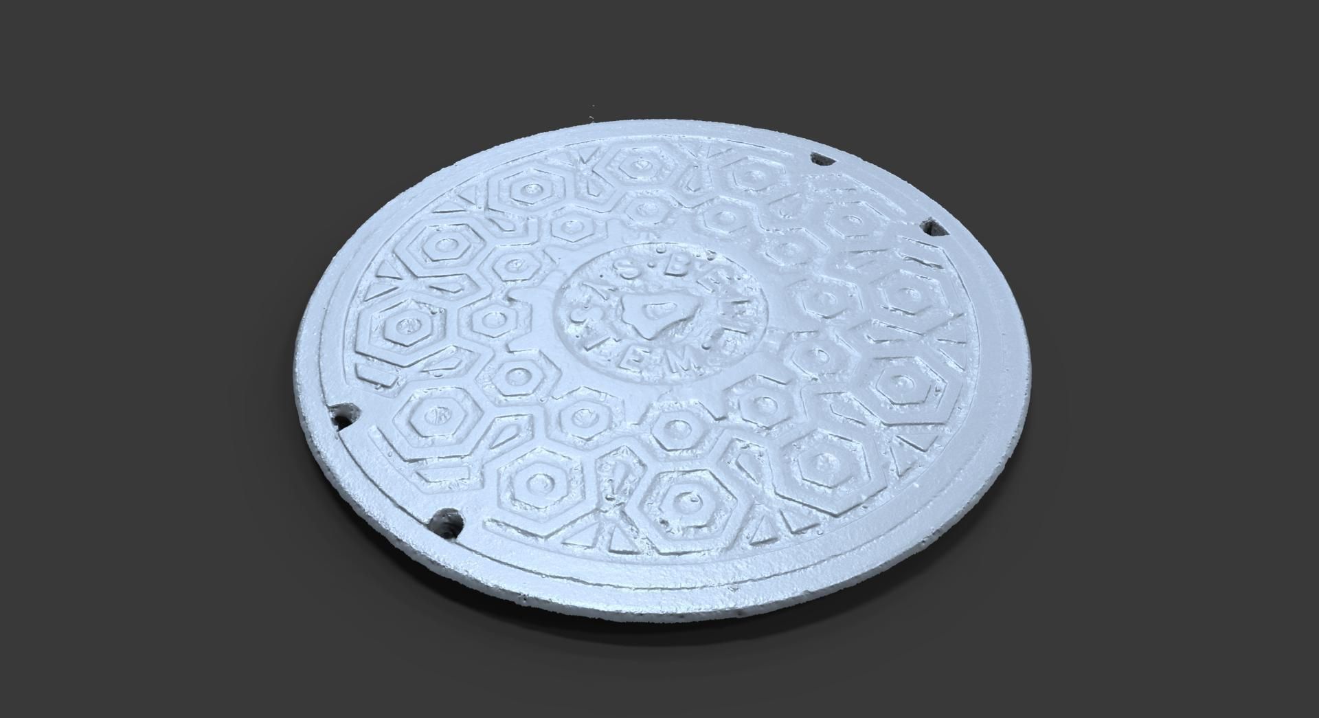 Bell System Utility Cover 3D model | CGTrader