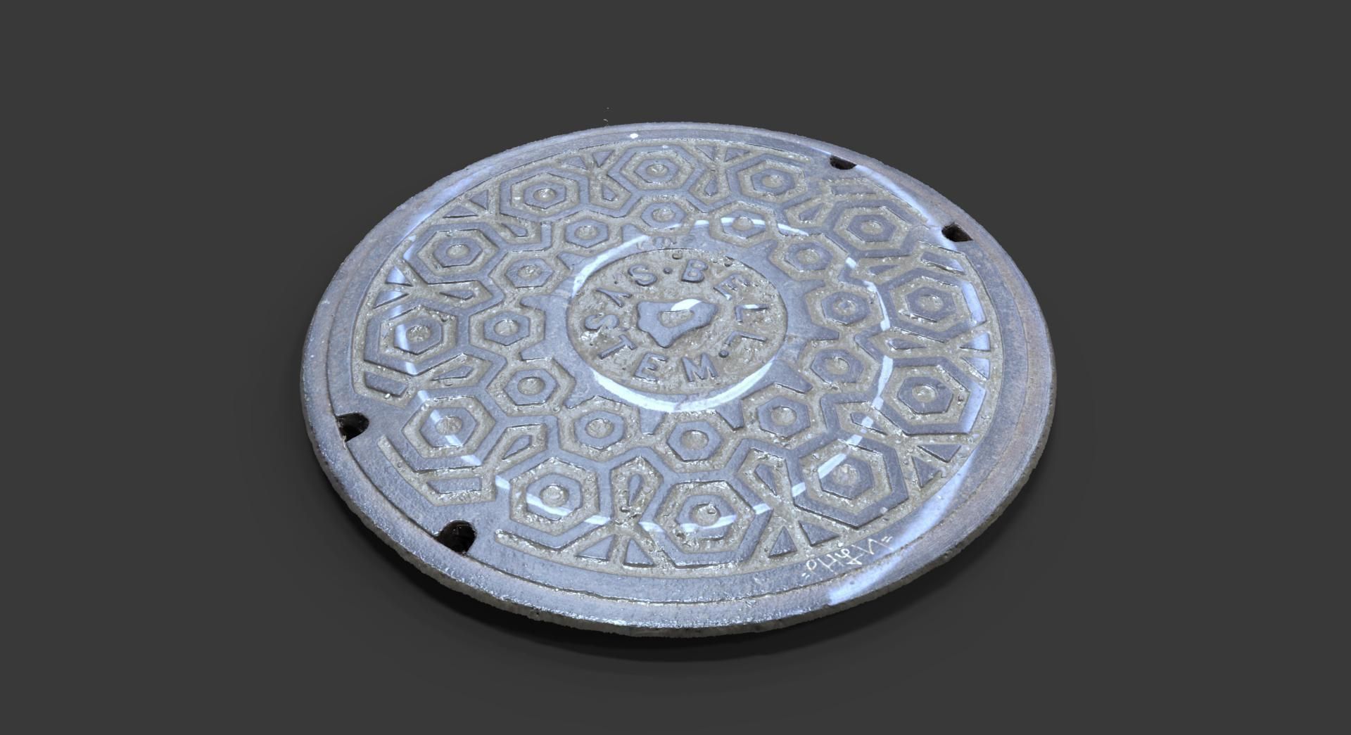 Bell System Utility Cover 3D model | CGTrader