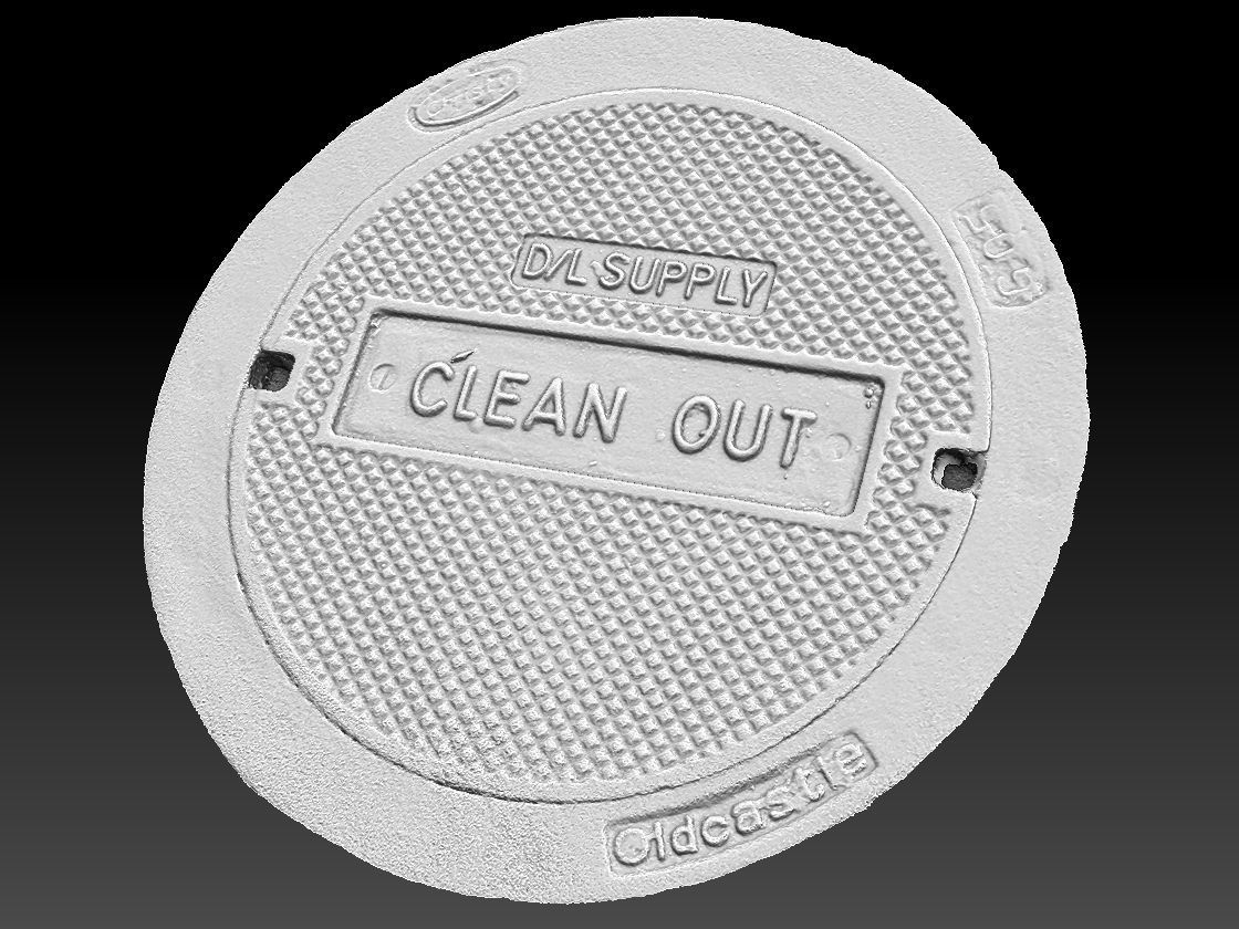 Clean Out Utility Cover 3D model | CGTrader