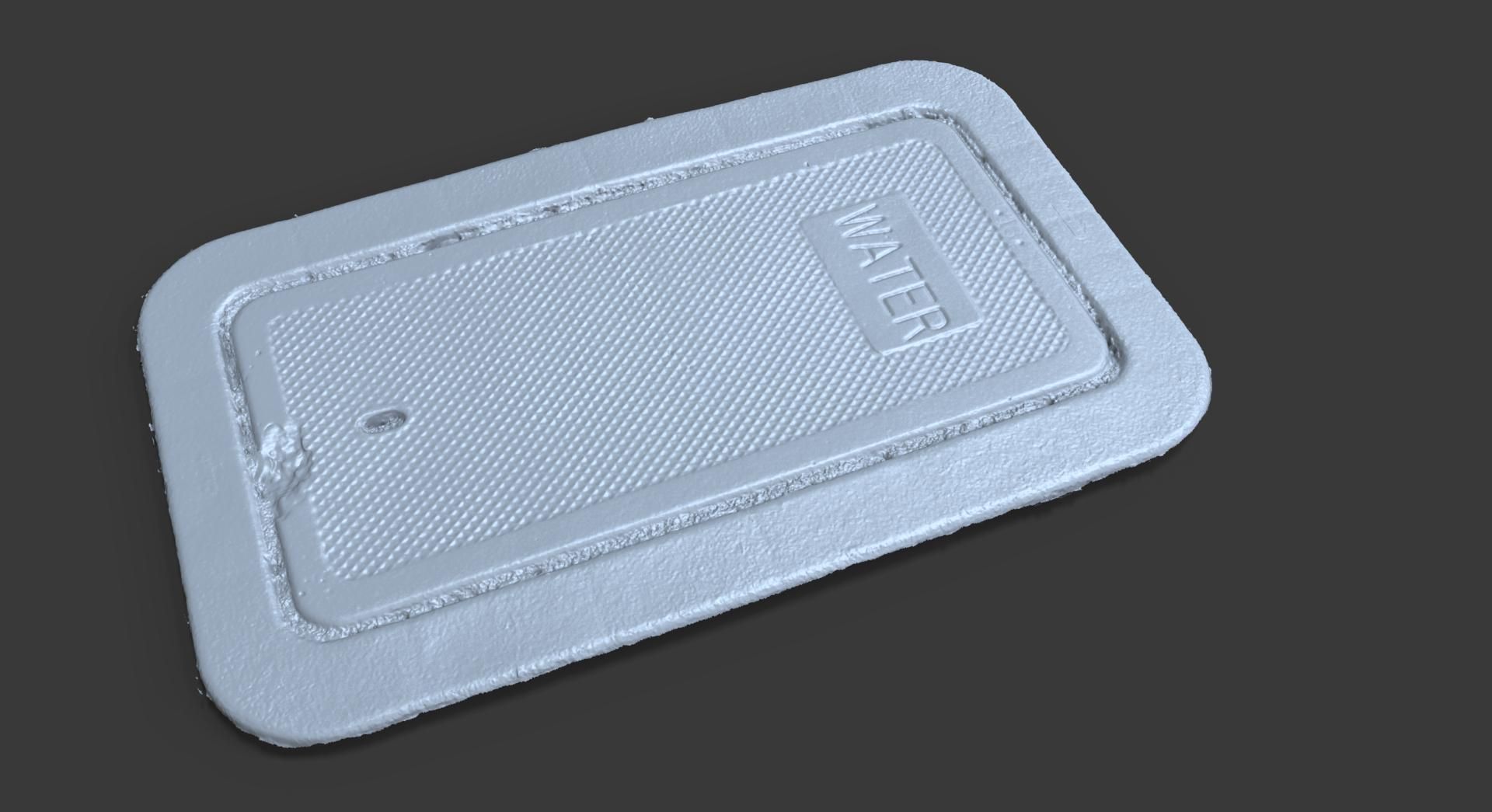 Concrete Water Utility Cover 3D model | CGTrader