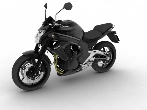 Kawasaki ER-6n 2012 3D model | CGTrader