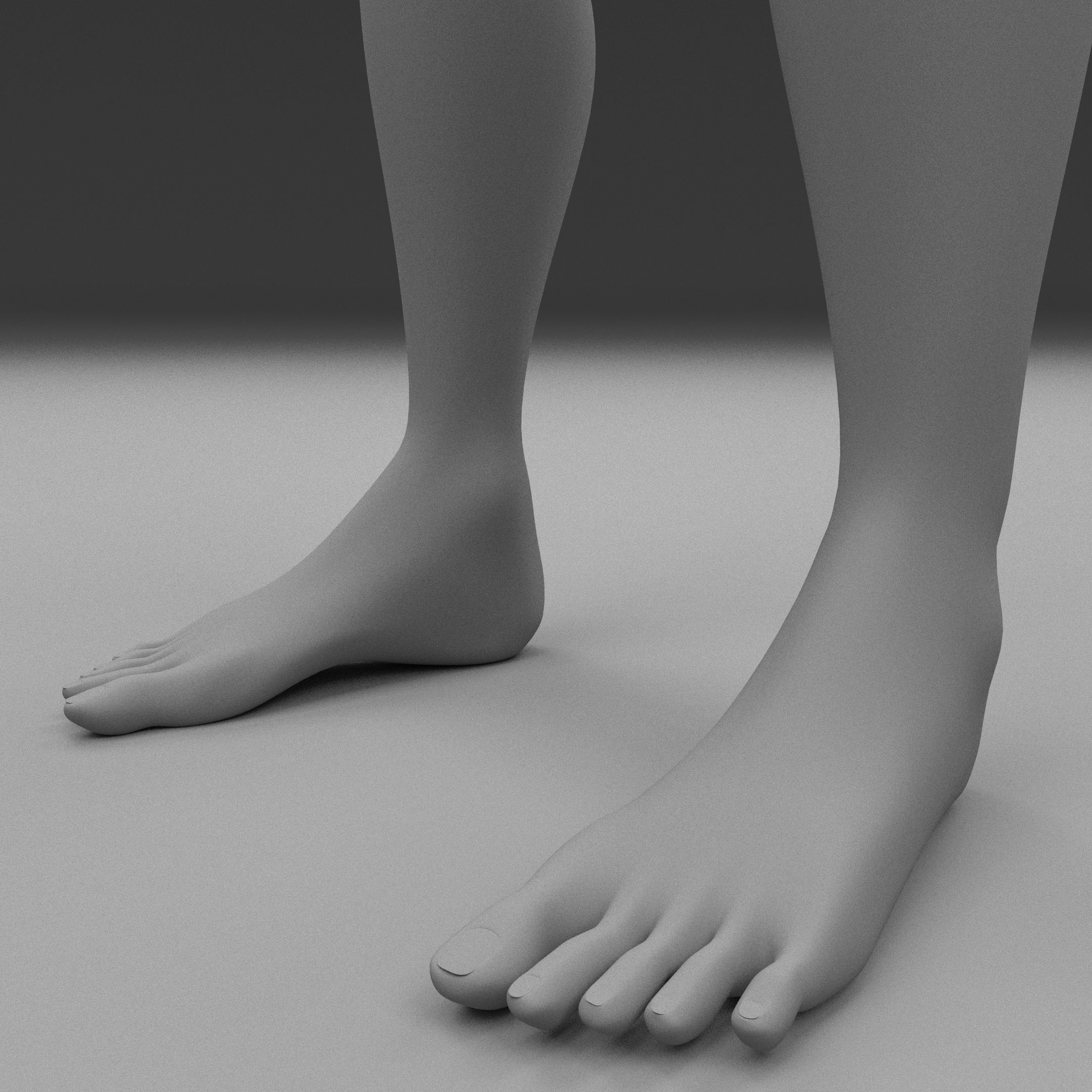 Human Male Clay Model 3D model | CGTrader