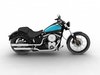 Harley-Davidson FXS Softail Blackline 2012 3D model | CGTrader