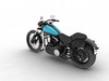 Harley-Davidson FXS Softail Blackline 2012 3D model | CGTrader