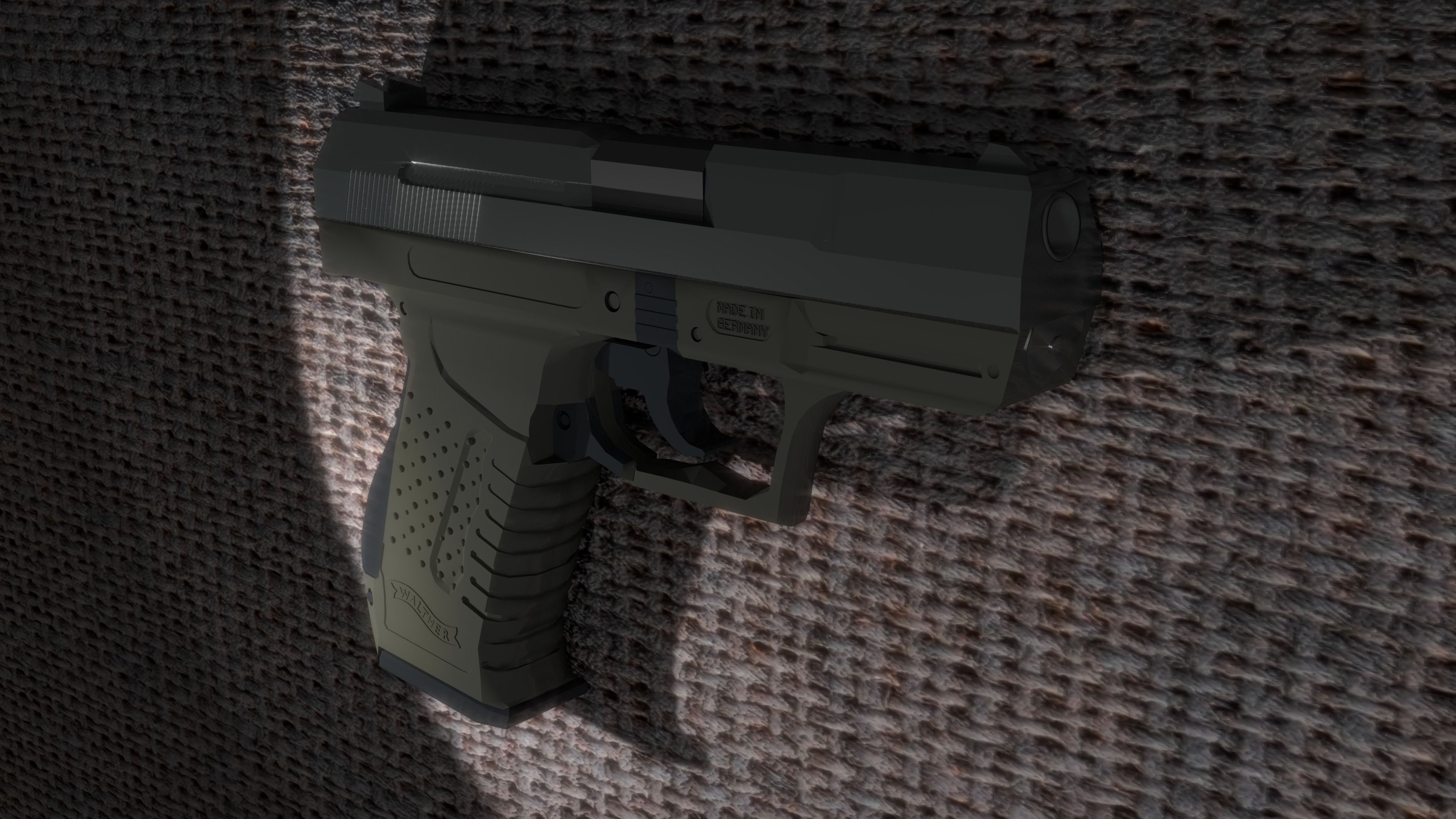 Walther p99 free 3D model | CGTrader