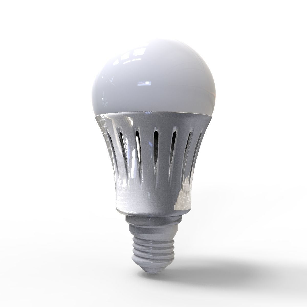 LED bulb free 3D model | CGTrader