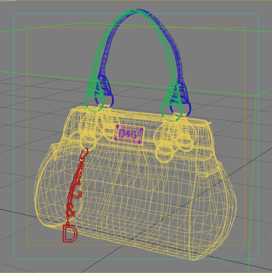 Ladies Hand Bag 02 3D model | CGTrader