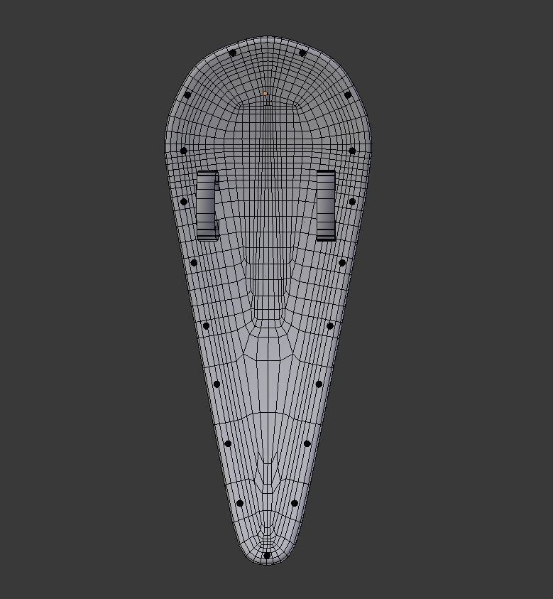 Kite Shield 3D model | CGTrader