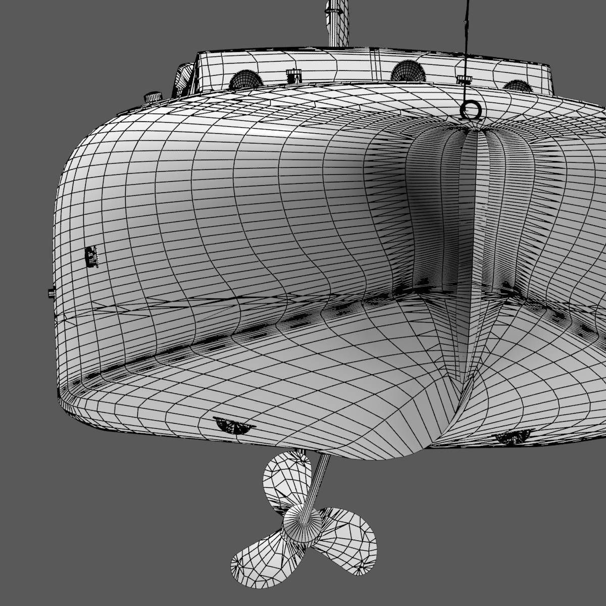 Baby Bootlegger G5 Hull Only 3D model | CGTrader
