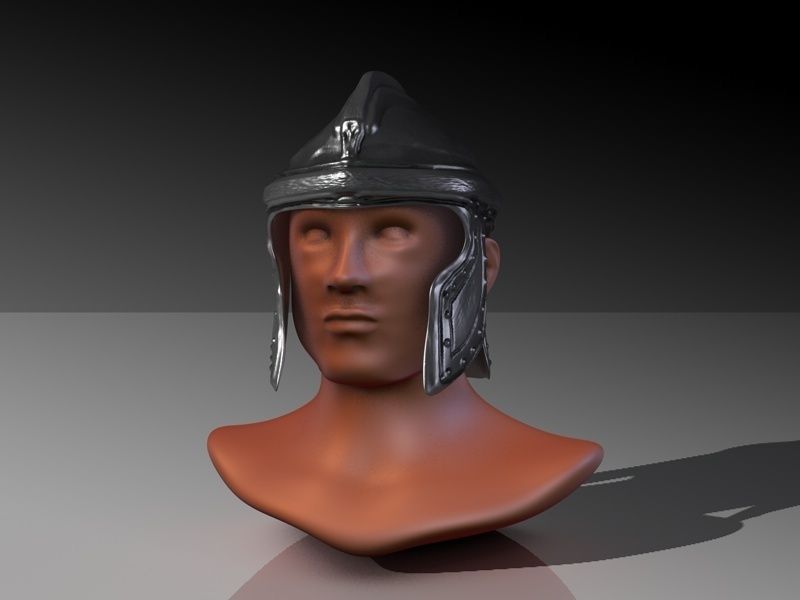 3D model Ancient iron helmet VR / AR / low-poly | CGTrader