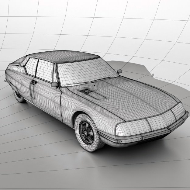Citroen SM 3D model | CGTrader