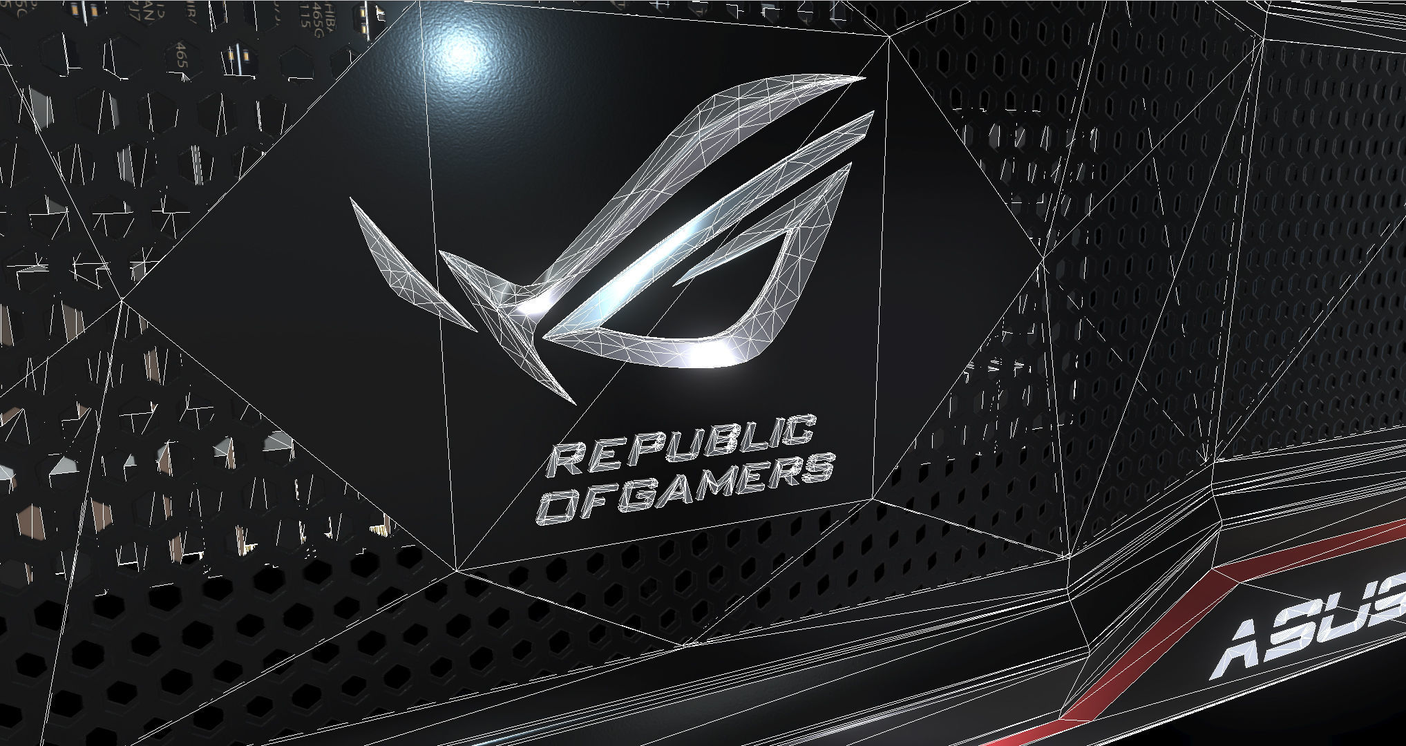 3D model Asus Rog Raider Express VR / AR / low-poly | CGTrader