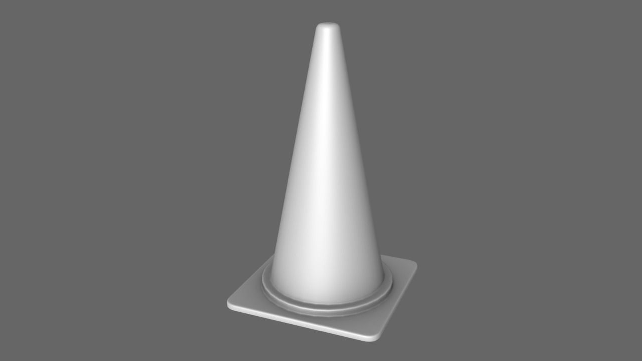 Street Cone Race free 3D model | CGTrader