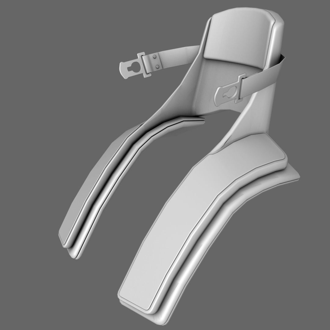 F1 Neck Protection Formula 3D model | CGTrader