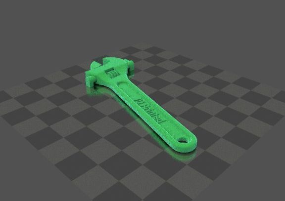 adjustable wrench free 3D model 3D printable | CGTrader