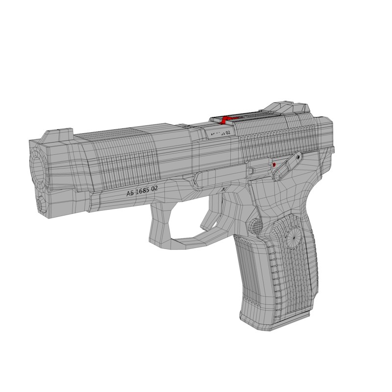 MP 443 Grach Yarygin Pistol 3D model | CGTrader