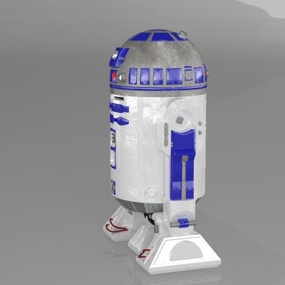 R2 D2 obj 3D model | CGTrader