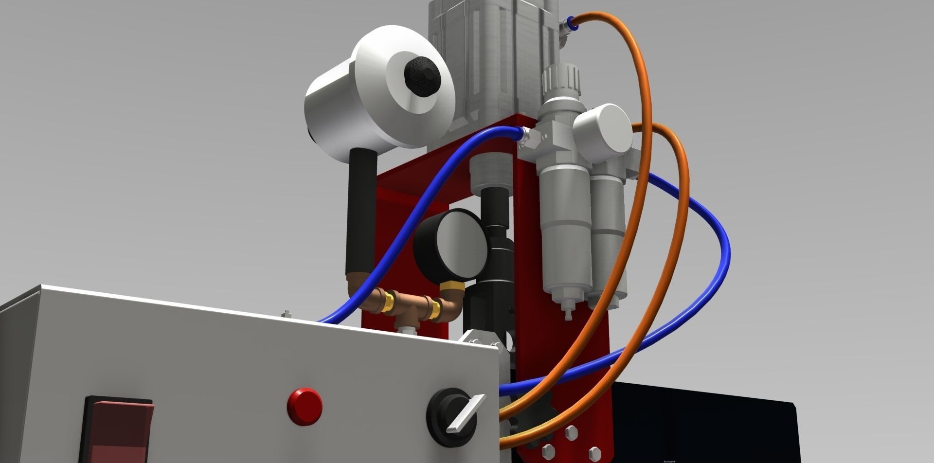 Semi-Automatic separator Press 3D model | CGTrader
