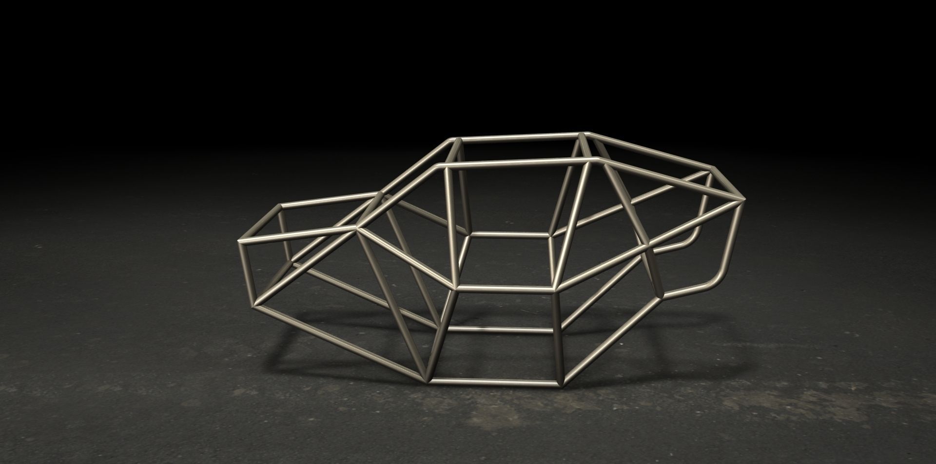 Tubular Chassis 3D model | CGTrader