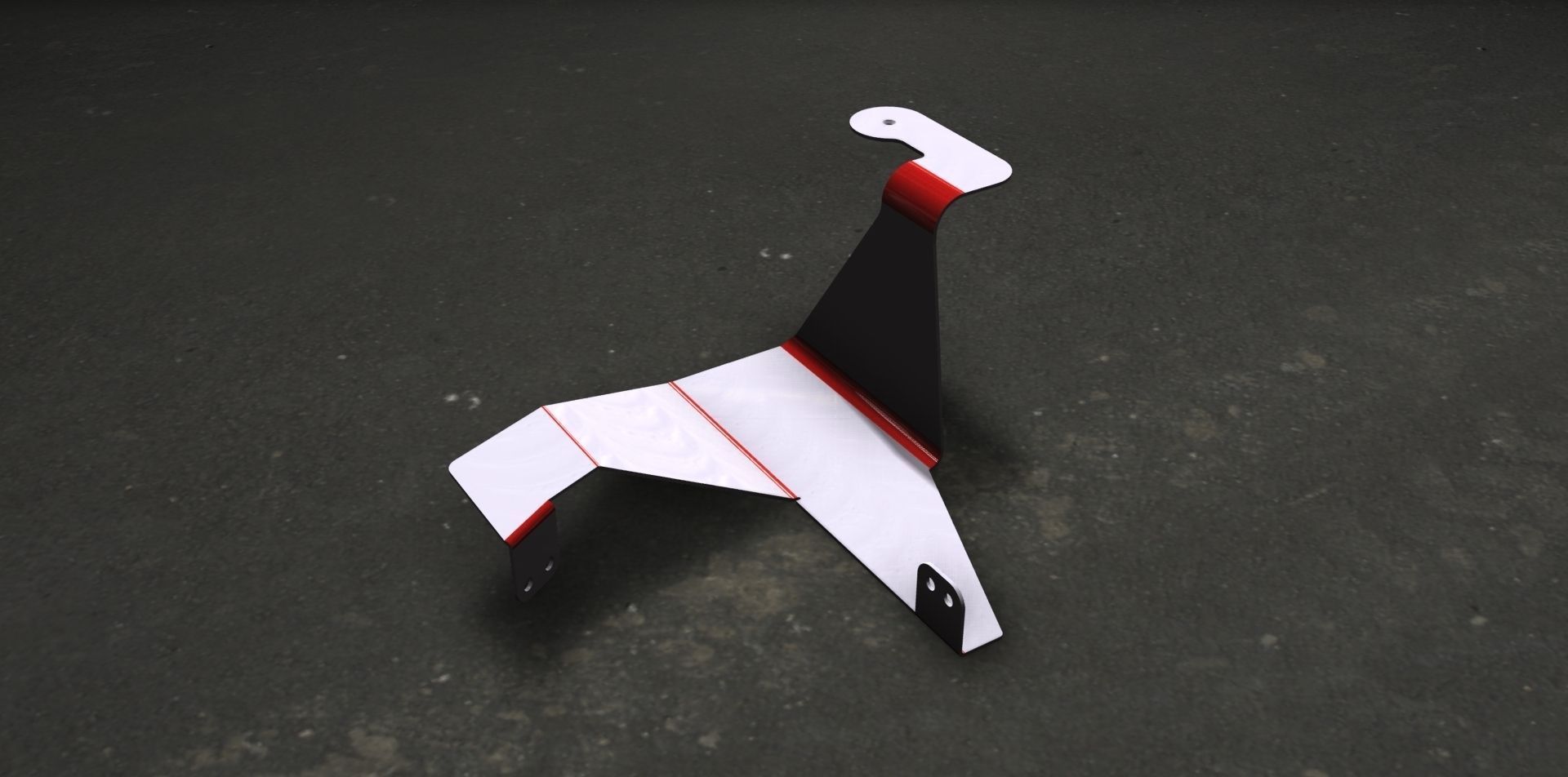 Bracket paper airplane free 3D model | CGTrader