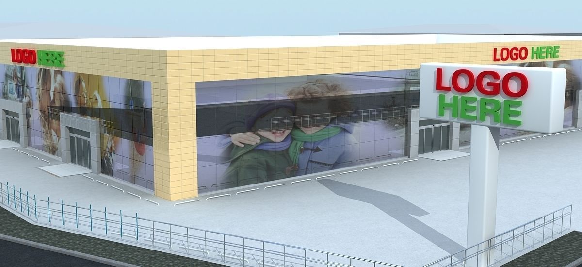 HYPERMARKET 3D model | CGTrader