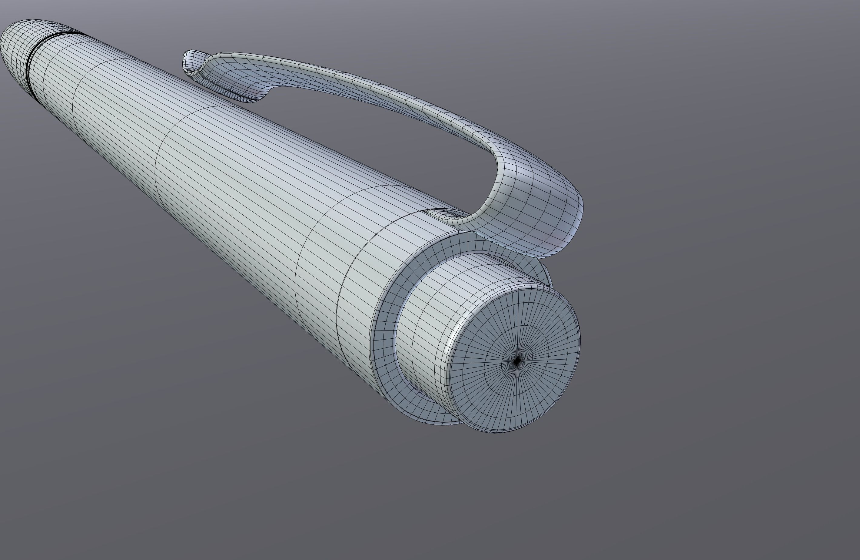 Blue Pen 3D model | CGTrader