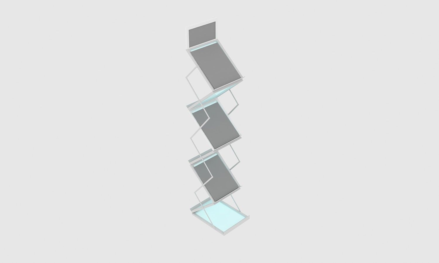 brochure stand 3D model | CGTrader